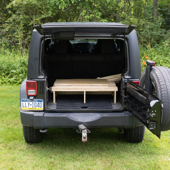 Jeep Wrangler Unlimited Sleeping Platform – CarToCamp